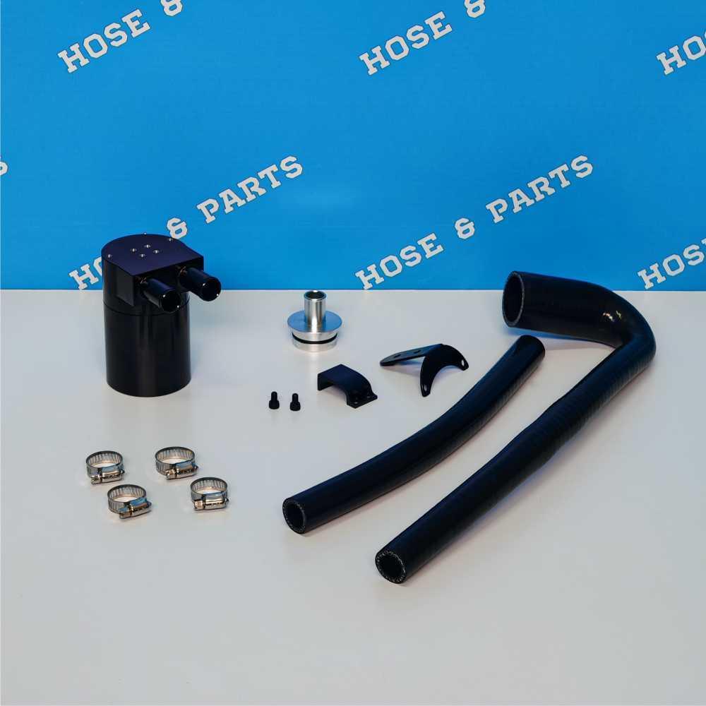 Hose and Parts - BMW N20 N26 Double Baffle Oil Catch Can Turbo Kit